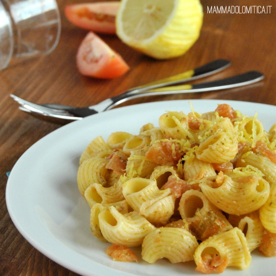 LUMACHINE CON POMODORO, PESTO E LIMONE - Mamma Dolomitica Blog