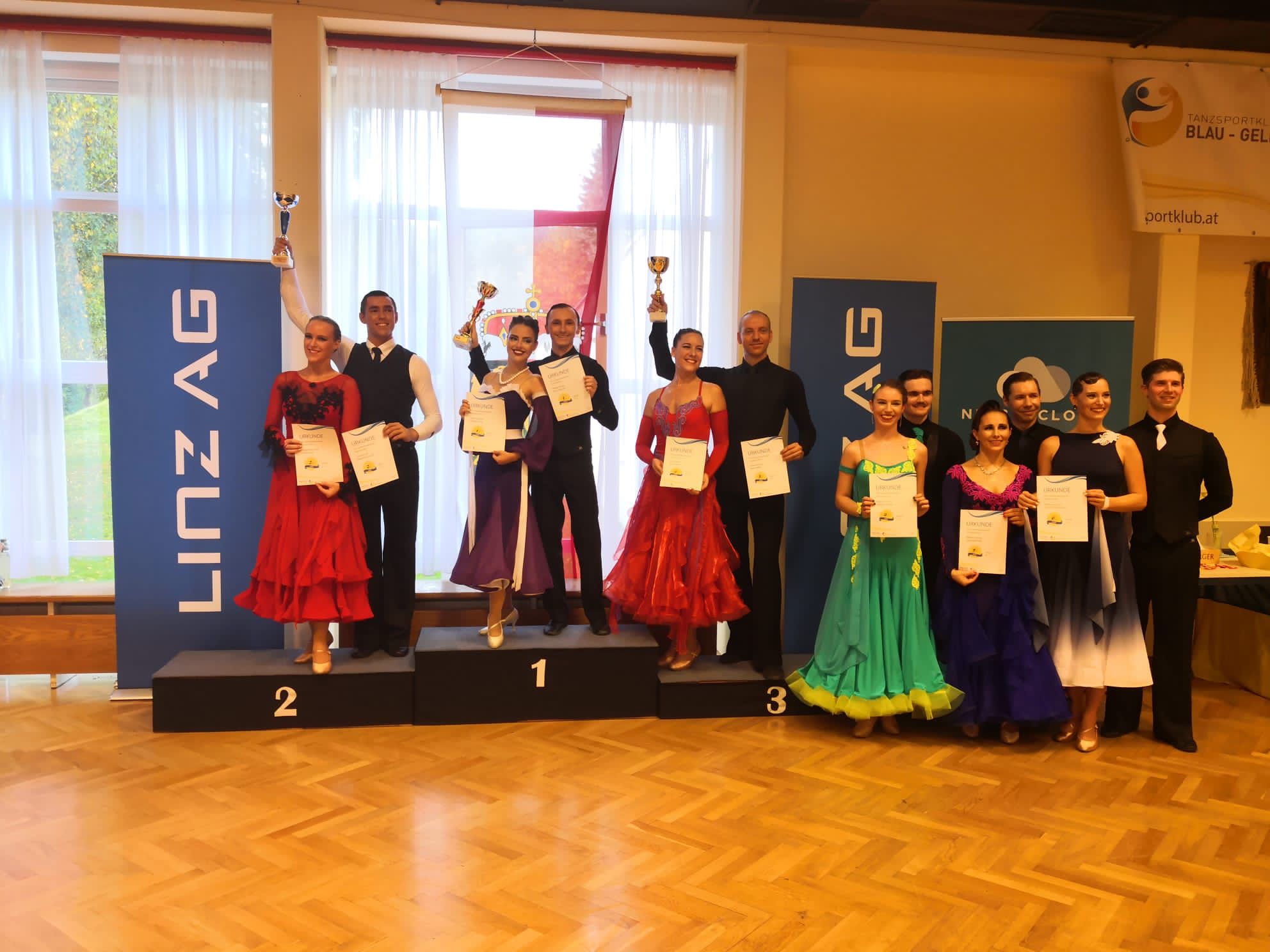 Erstklassig in drei Klassen bei der Landesmeisterschaft Standard OÖ - Union Tanzsportclub Linz