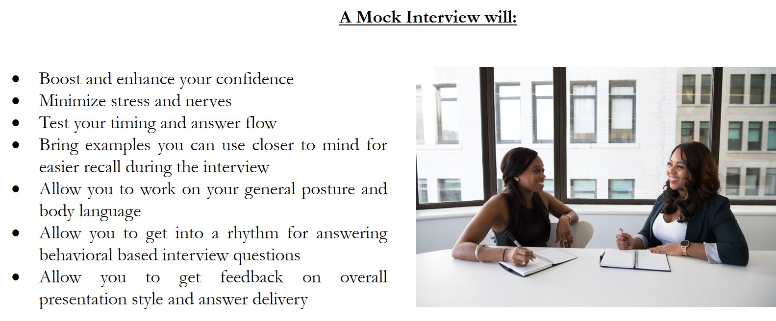 The Value of Mock Interviews - careerstronger