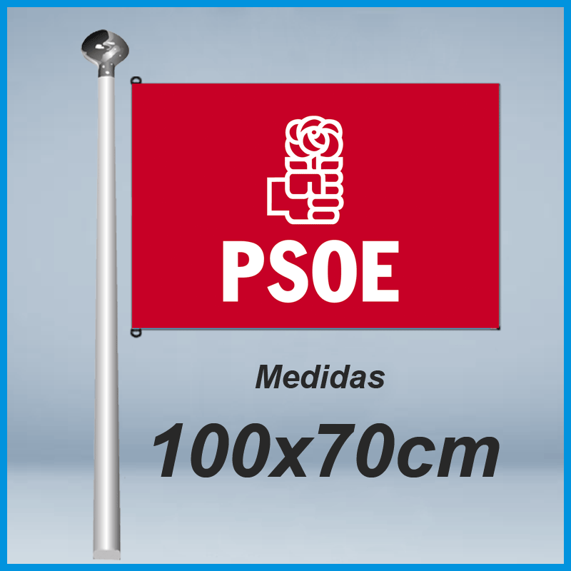 Bandera PSOE 100x70cm - Don Bandera