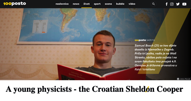 CV (list) - Samuel Bosch