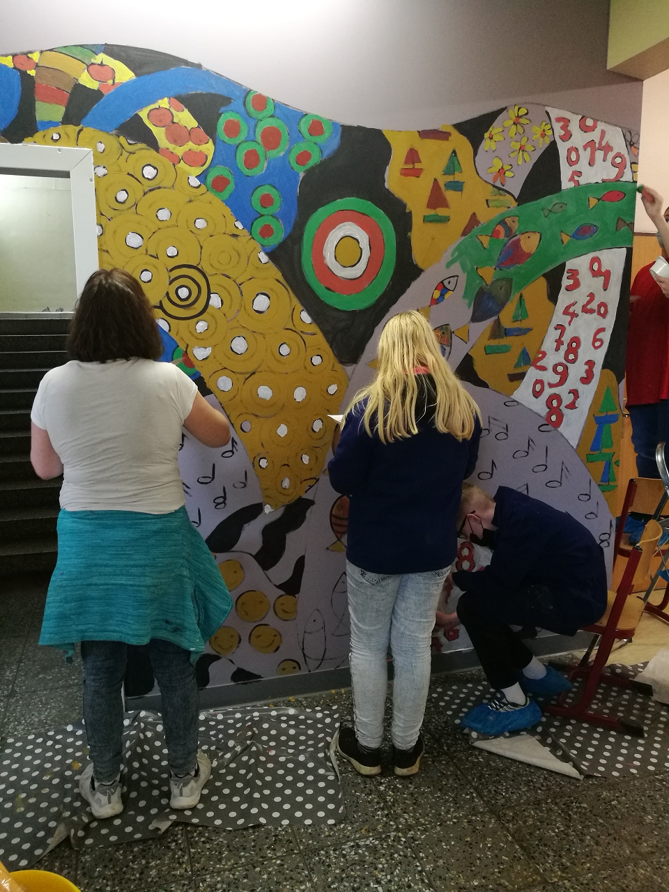 Ein Malprojekt für Kinder im Rahmen des KUMASTA-Projektes ...