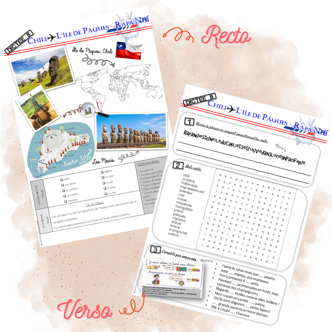 1 an de dictée Ce2-Cm1 : les monuments du monde - Site de ...