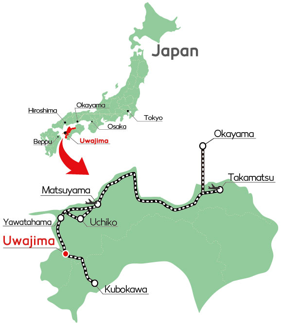 Access - Enjoy Uwajima Tour