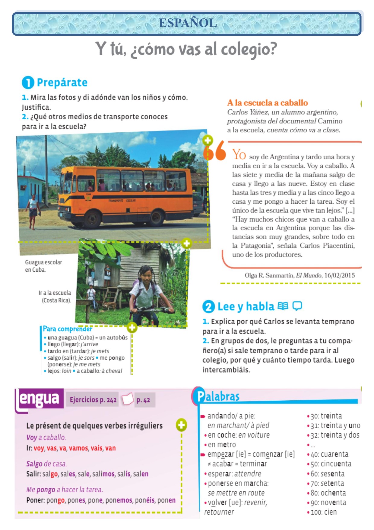 Y TU ¿COMO VAS AL COLE? - Página web del-profe