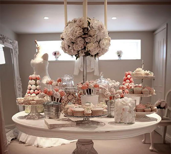 Mesa de Postres de Boda - decoracion para fiestas