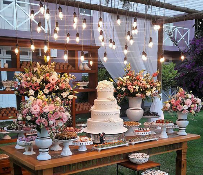 Mesa de Postres de Boda - decoracion para fiestas