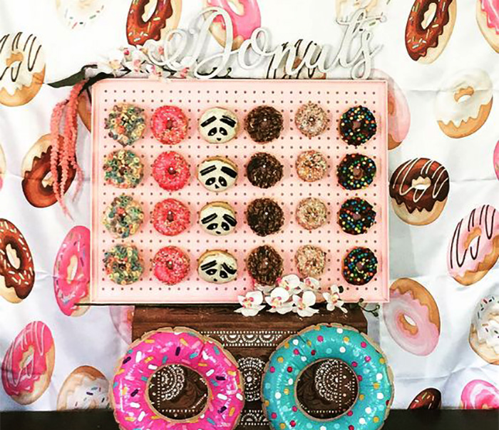Pared de Donas - decoracion para fiestas