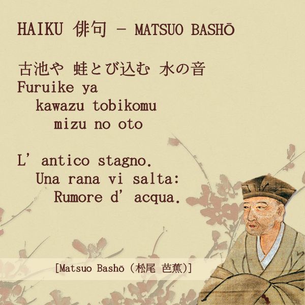 HAIKU : la poesia Giapponese - Arti Marziali e Cultura Giapponese a Sedico