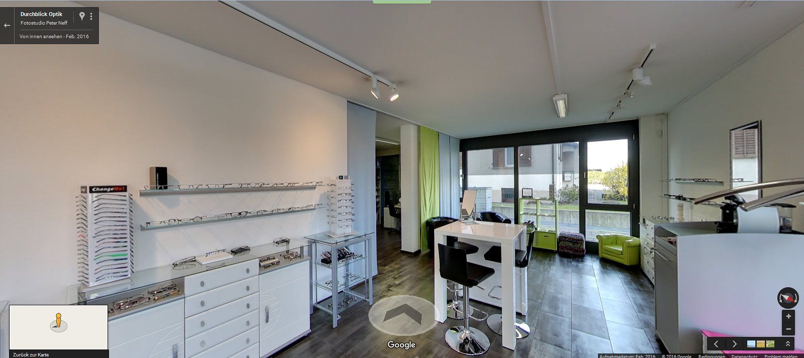 Unser Geschäft - Durchblick Optik AG - Brillen und Linsen nach Mass!