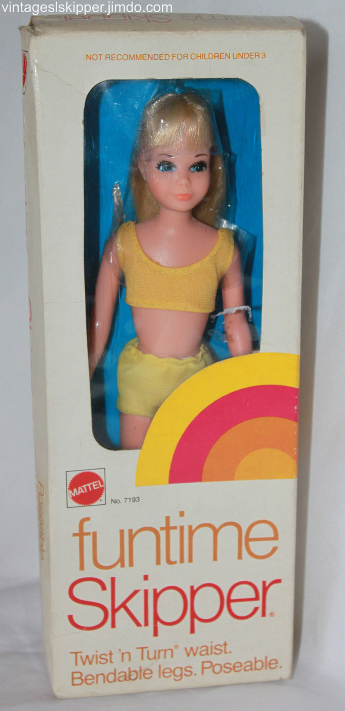 Funtime Skipper #7193 1975 - 1977 - Skipper Doll - Barbie's Little Sister