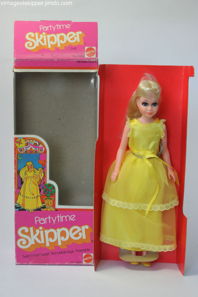 Partytime Skipper #9926 1977-79 - Skipper Doll - Barbie's Little Sister