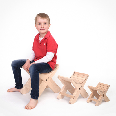 Papphocker und Holzhocker - Ergonomische Kinderhocker