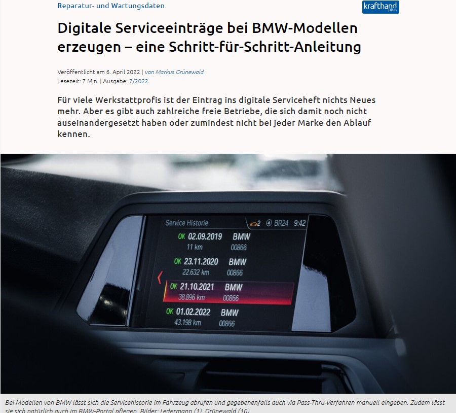 BMW Aftersales Online System (AOS) - aam-trainer