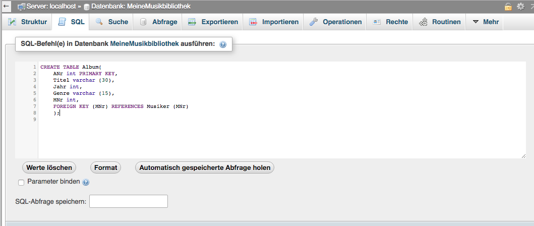 Datenbanken erstellen - eportfolioeleneus Webseite!