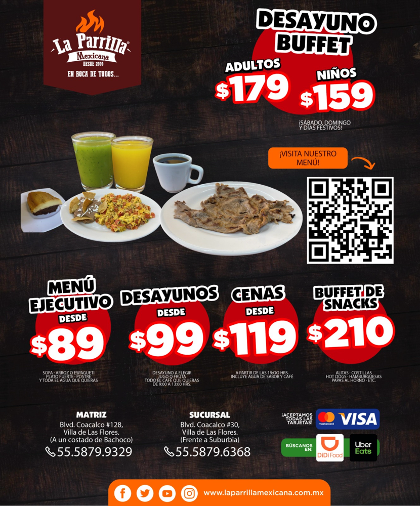 Desayuno Buffet - la parrilla mexicana