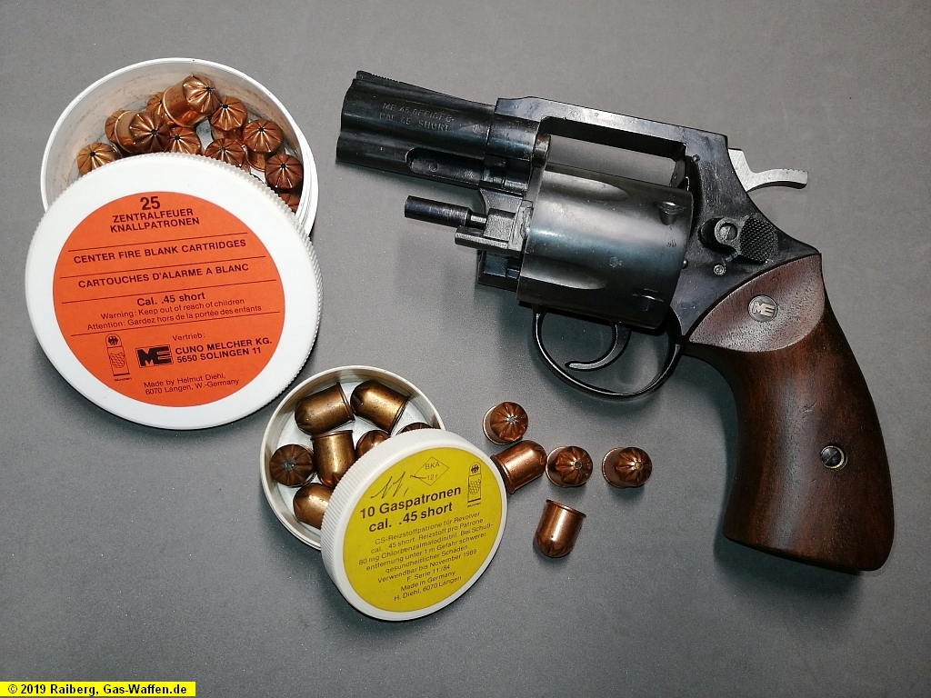 Die Patrone .45 short - gas-waffen.de