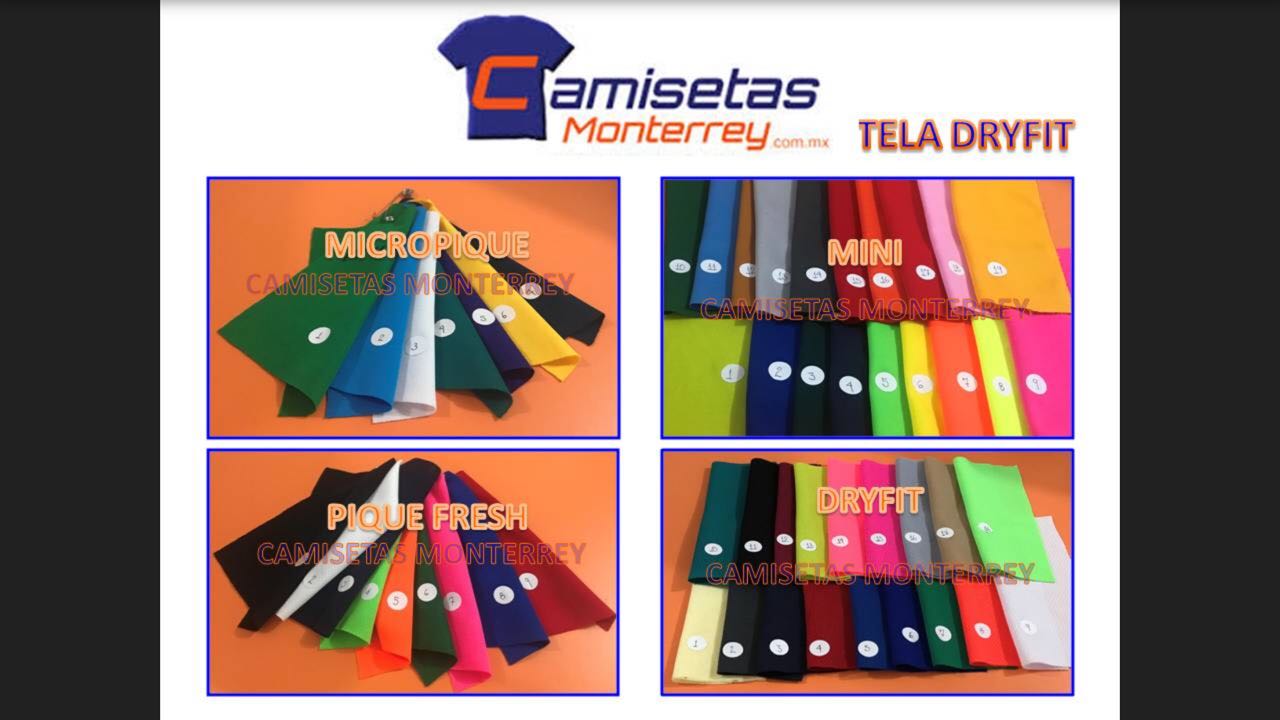 Playeras Dry Fit Economica Monterrey - Camisetas Monterrey