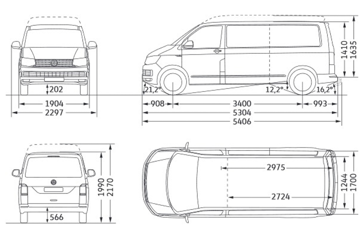 VW Optionen für den T6.1 - Discarvery VW und Ford Camper, Ausbau ...