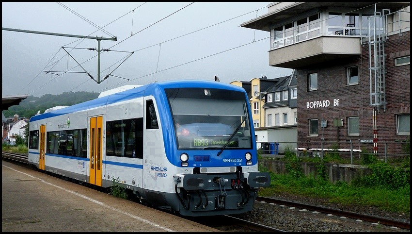 Linke Rheinstrecke - Bahnbilder von unterwegs