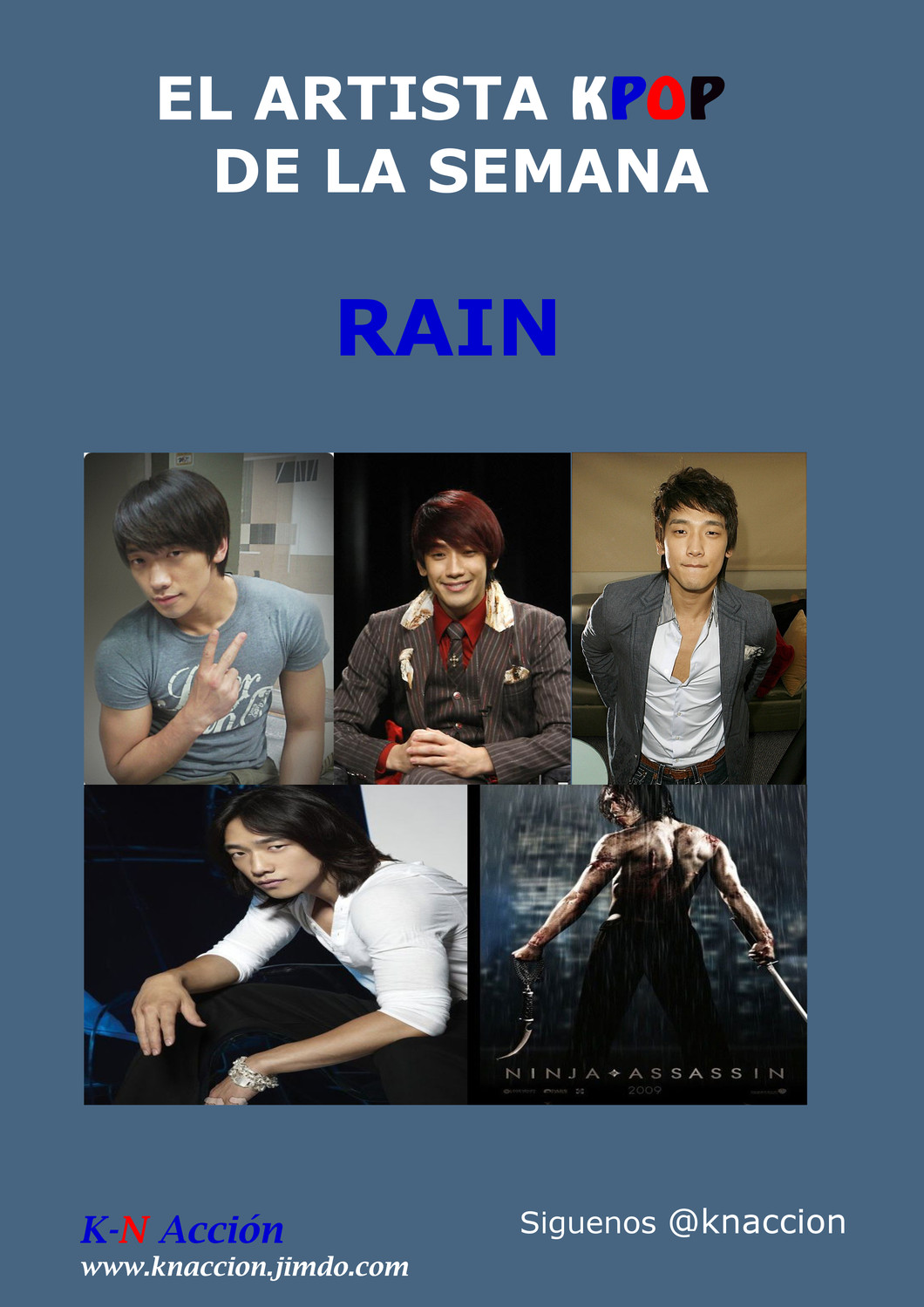 JUN JI HOO "RAIN" - Artista de la Semana - K-N Acción