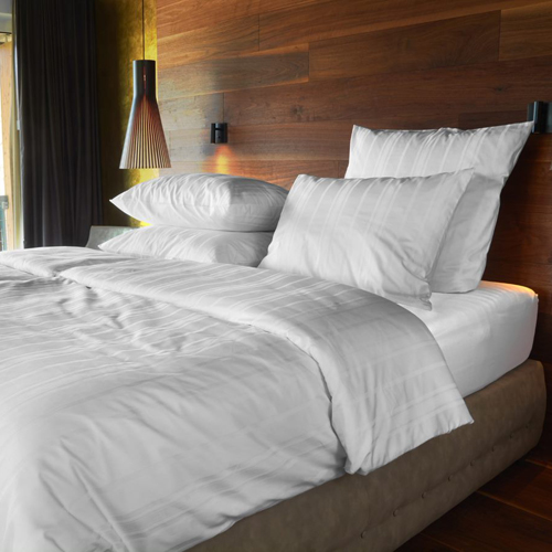 Hotel bed linen - Striped satin - Dibella