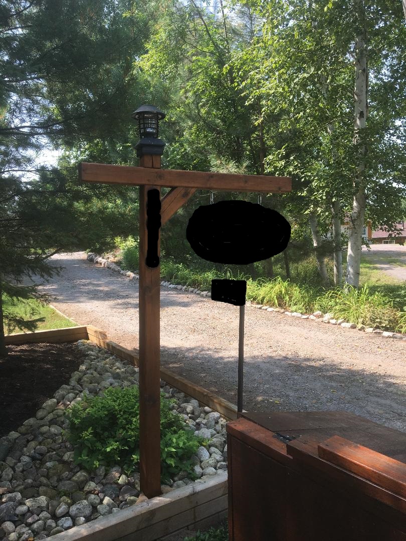 How to hang your sign. - Artful Carver Custom Wood Signs