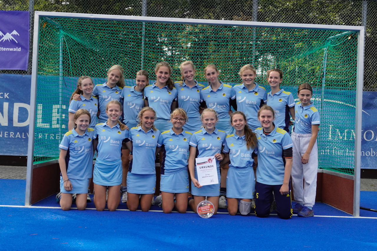 Die Mädchen U14 holen den 3. Platz bei den Berliner Meisterschaften ...