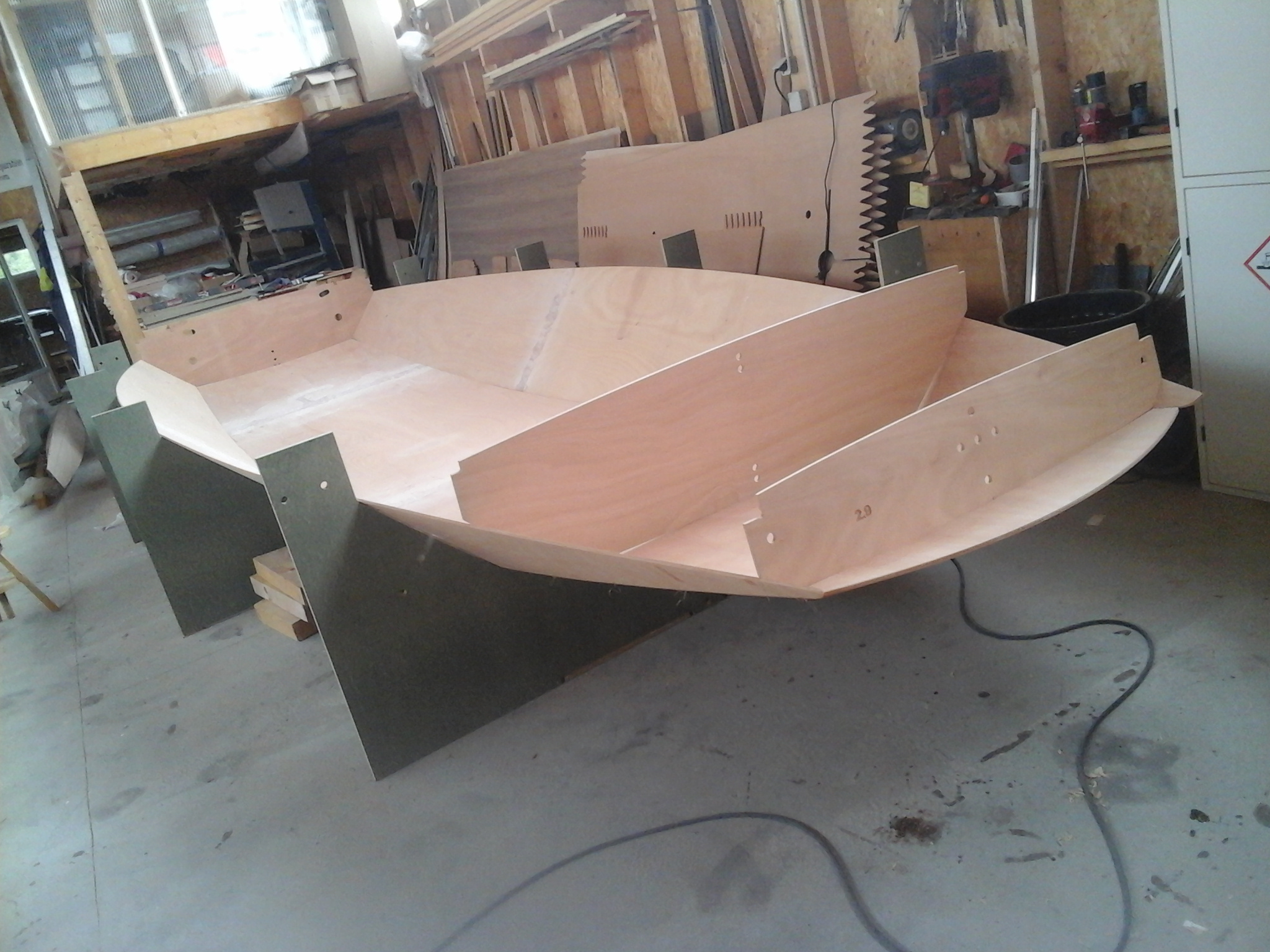 Family Scow - bateaux cp epoxy sardine boats reparation composite