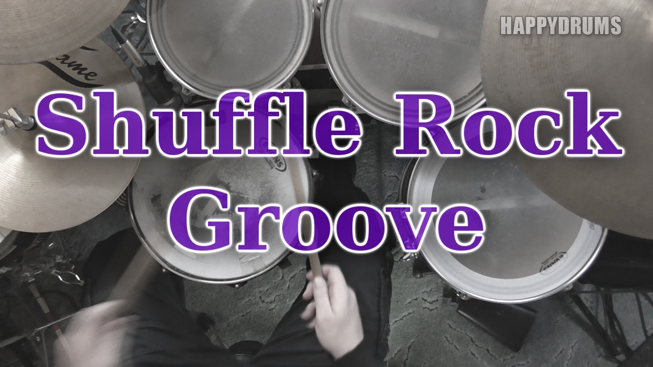 Shuffle Rock Groove "Purple" - HAPPYDRUMS
