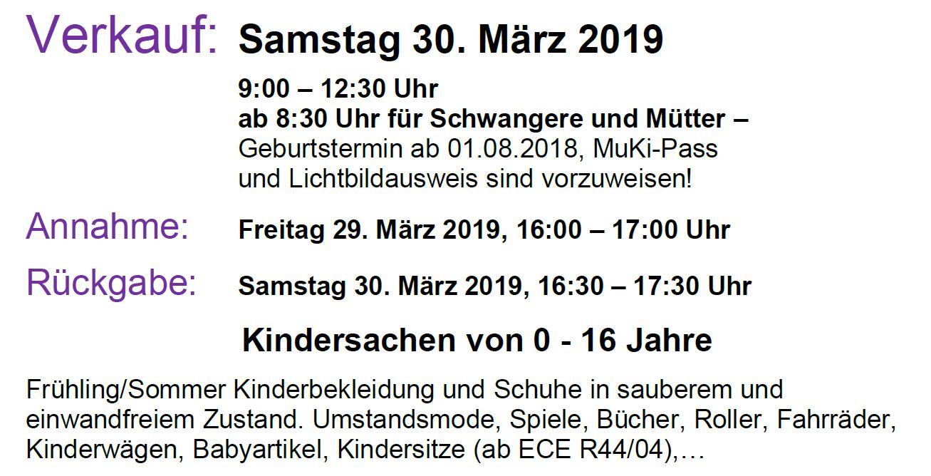 Kindersachenboerse Parsch - kindersachenboerse-parschs Webseite!