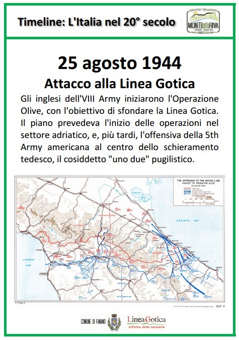 Storie di Uomini in Guerra sulla linea gotica dei monti della riva ...