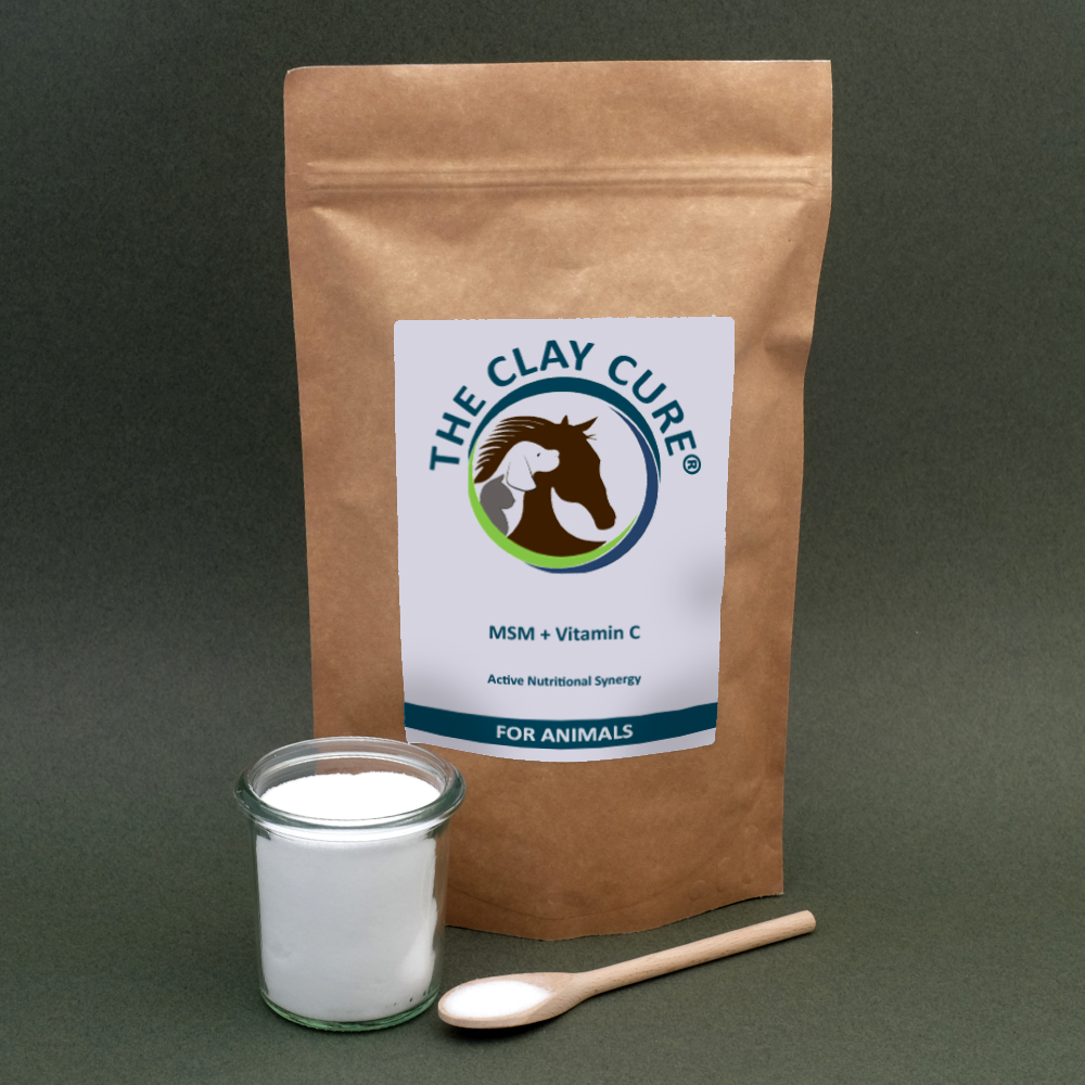 MSM + Vitamin C Powder for Pets - The Clay Cure Co.