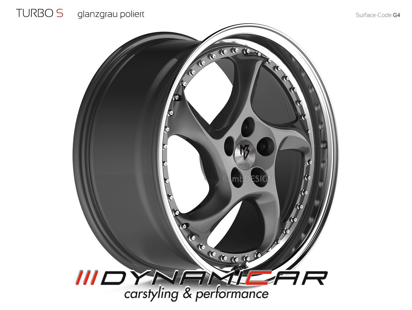 mbDESIGN TURBO S - ALUFELGEN ZUM BESTPREIS - GARANTIERT