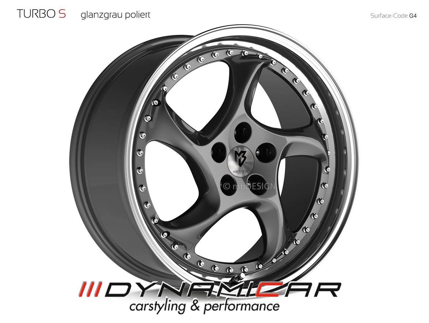 mbDESIGN TURBO S - ALUFELGEN ZUM BESTPREIS - GARANTIERT