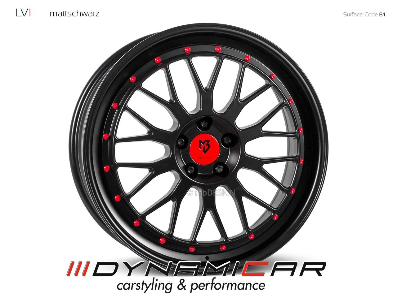 mbDESIGN LV1 - ALUFELGEN ZUM BESTPREIS - GARANTIERT