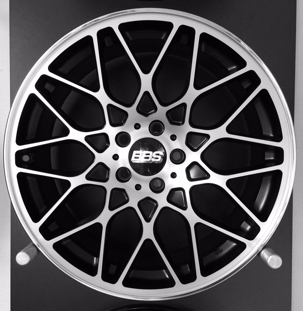 1 STÜCK BBS RX-R SCHWARZ POLIERT 8,5x19 ET45 LK 5/112 - NEU - ALUFELGEN ...