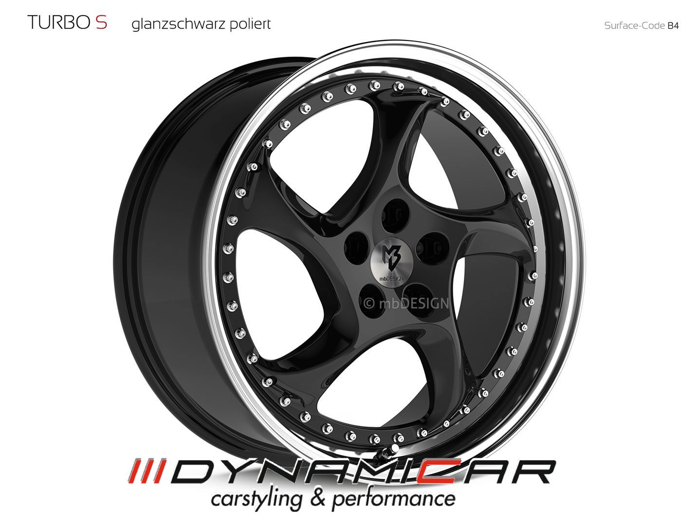mbDESIGN TURBO S - ALUFELGEN ZUM BESTPREIS - GARANTIERT
