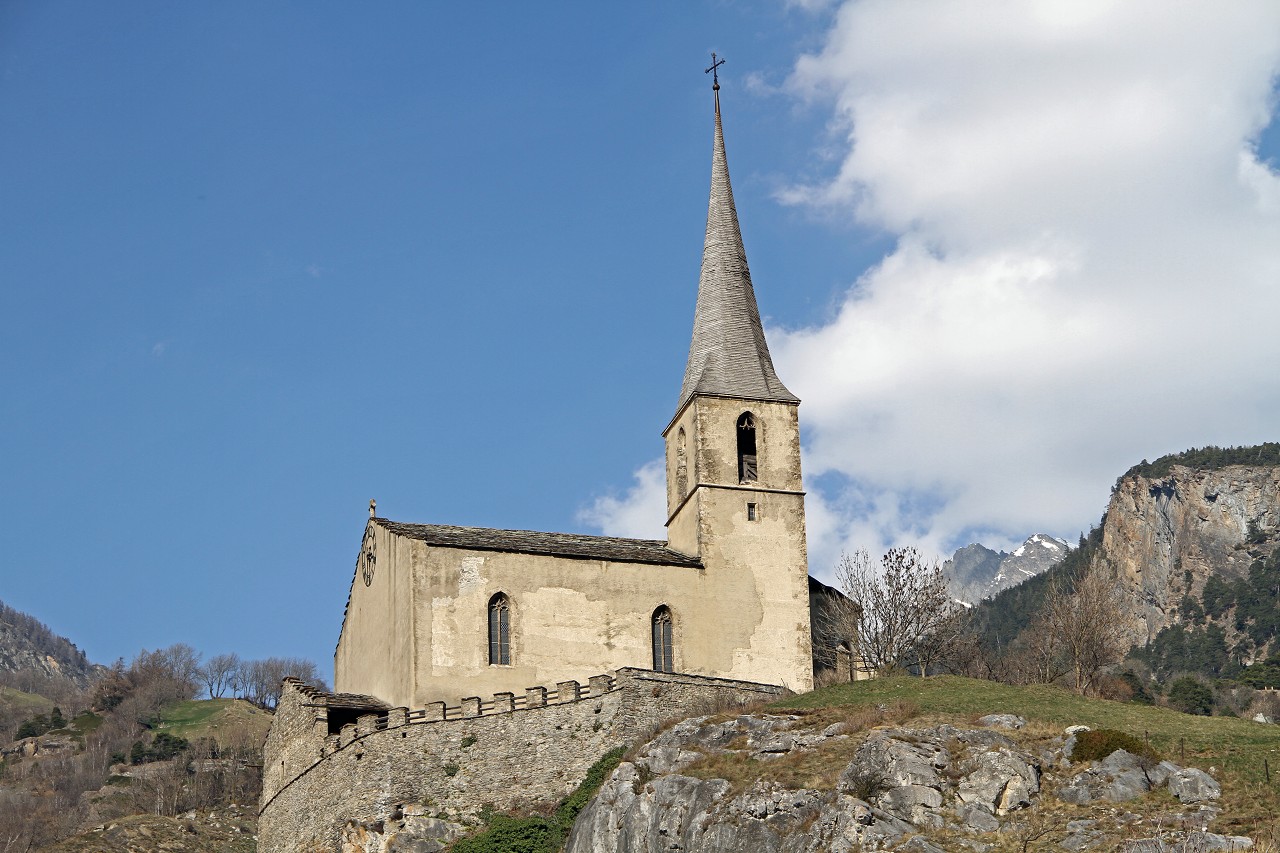 Raron - Burgkirche - Kirchenbilder Schweiz
