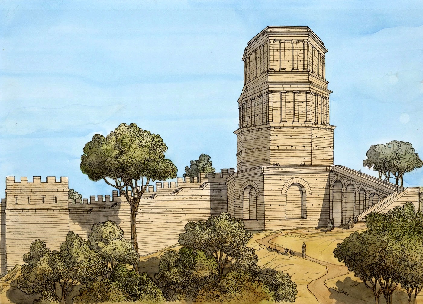 Gaule romaine - Narbonnaise - Nîmes - Nemausus - Tour Magne - Photos de ...