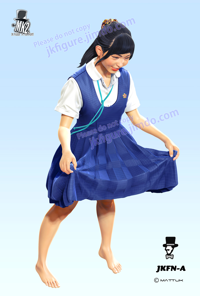 JKFN-B (BPR Rendering) - JK FIGURE x 3D PRINT