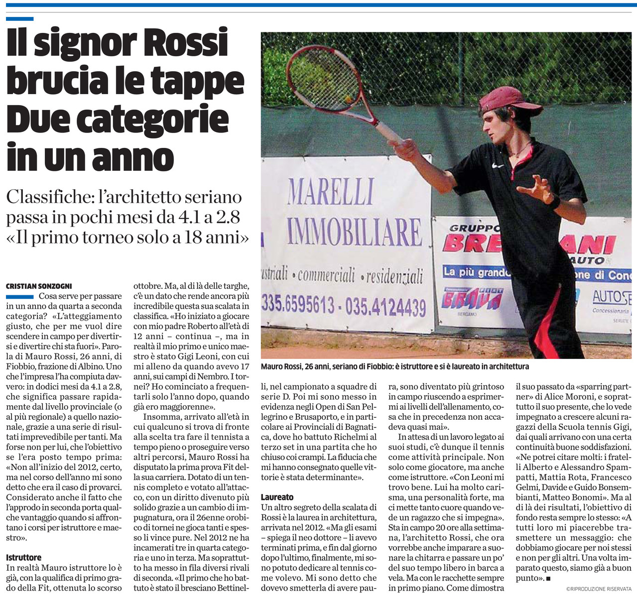 Mauro Rossi - Tennis Gigi Nembro