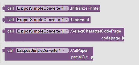 ESC/POS Simple Converter - App Inventor Daniel