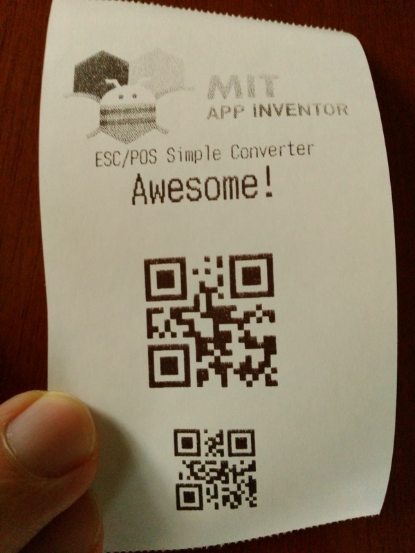 ESC/POS Simple Converter - App Inventor Daniel