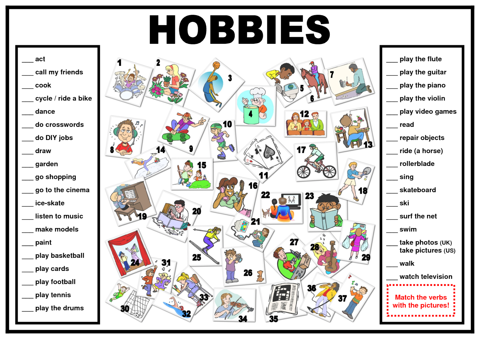 Hobbies - CEIP PUNTA DE N'AMER (English Web) Hobbies - CEIP PUNTA DE N'AMER (English Web)