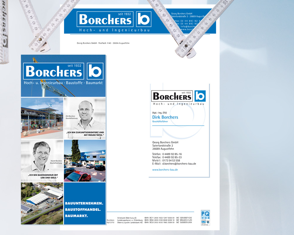 BORCHERS Bauunternehmen - Baustoffhandel - MWD Design und Werbung. Dipl ...