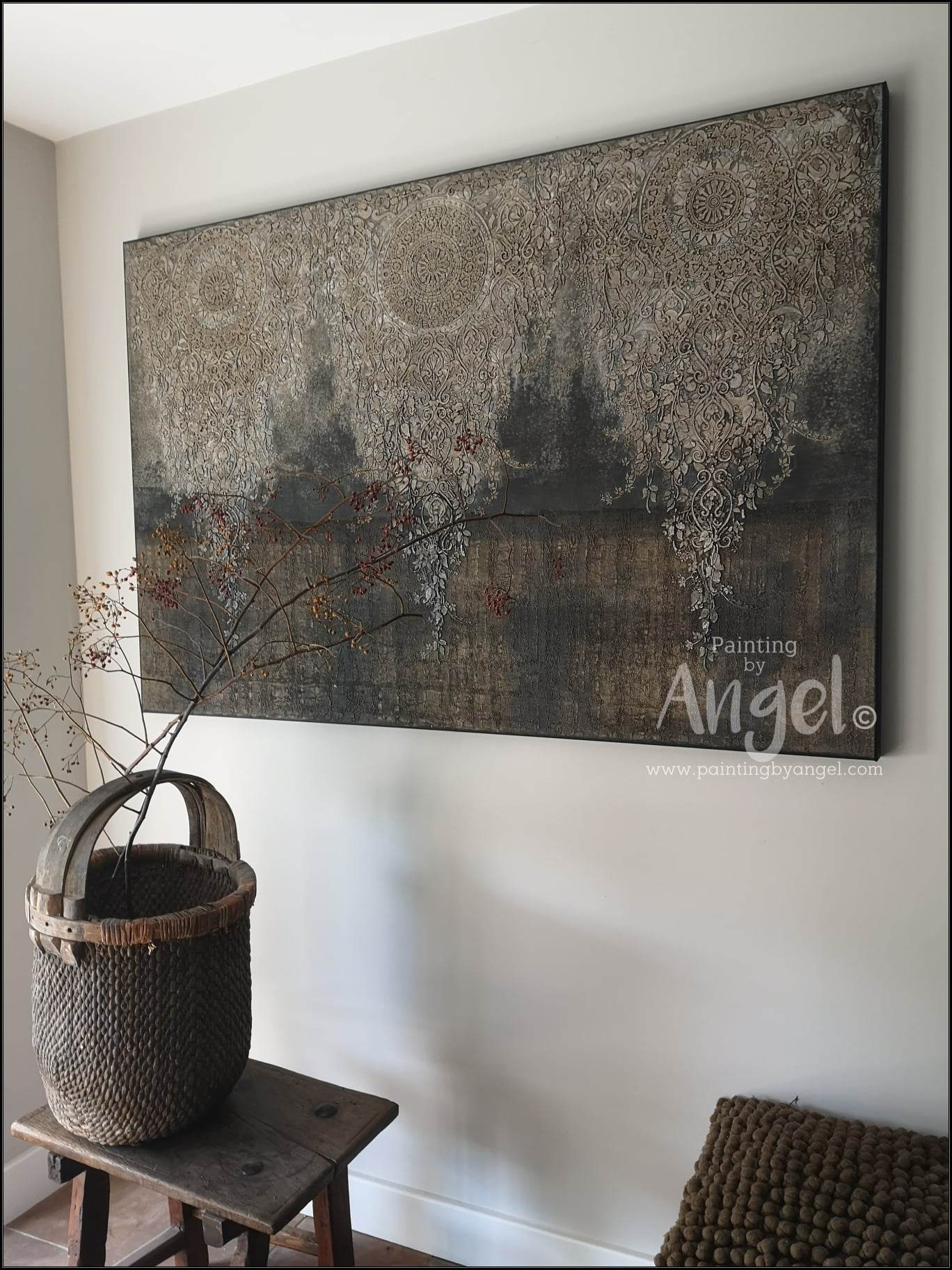 Schilderijen groot - stoer sober landelijk