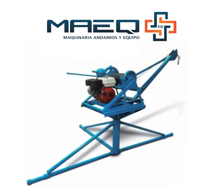 Malacate Integral a Gasolina de 400 Kg - Venta de Maquinaria Ligera ...