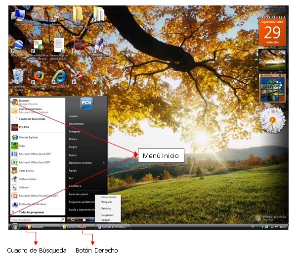Las Ventanas de Windows - Página web de elkinmarcelespacheco