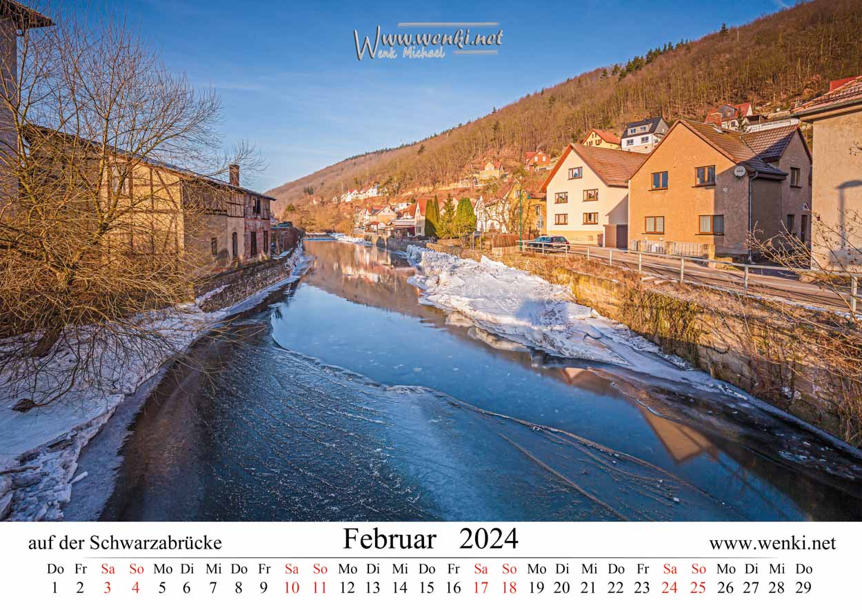 950 Jahre - Schwarza 2024 - Wenki's Rudolstadt und Saalfeld Kalender
